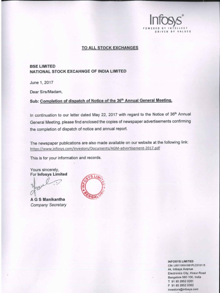 AGM Advertisement 2017 | PDF