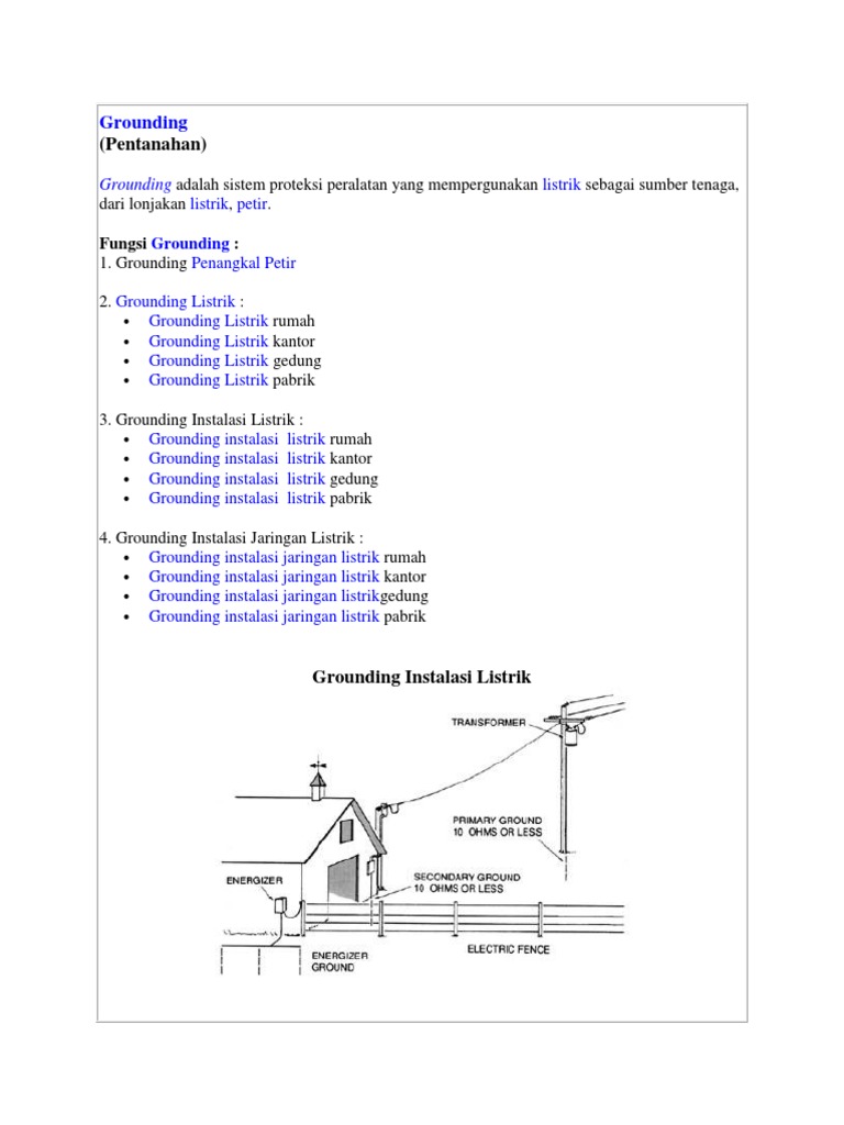 Grounding | PDF | Teknologi & Rekayasa