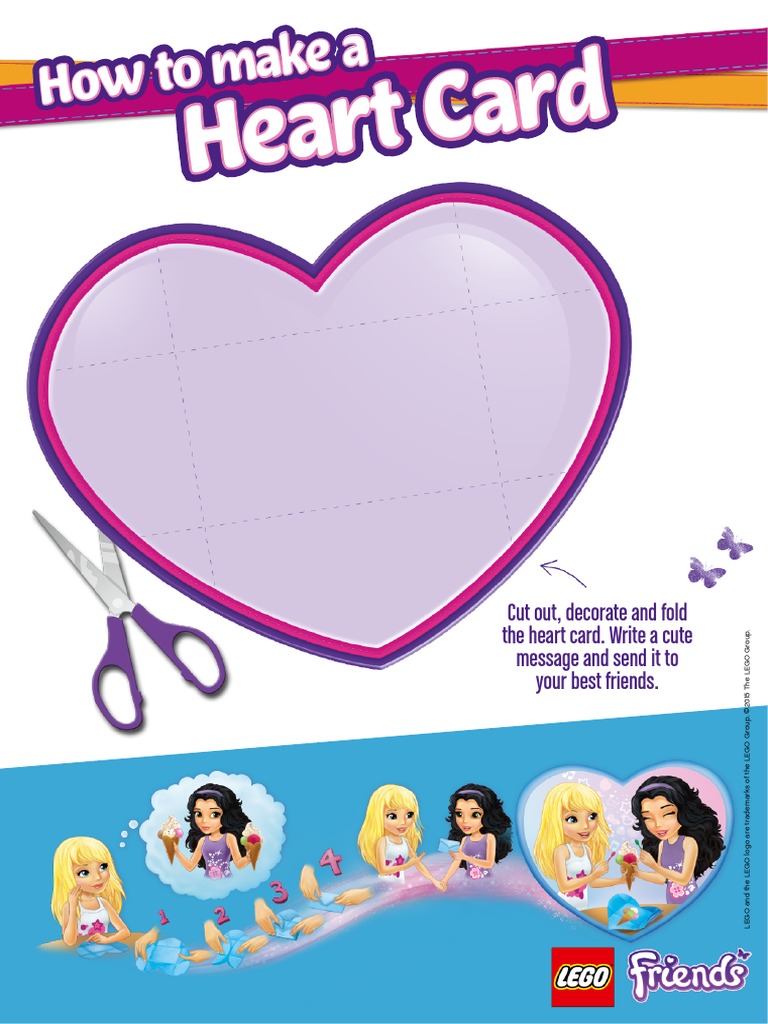 LEGOFriends HeartCardFirst | PDF