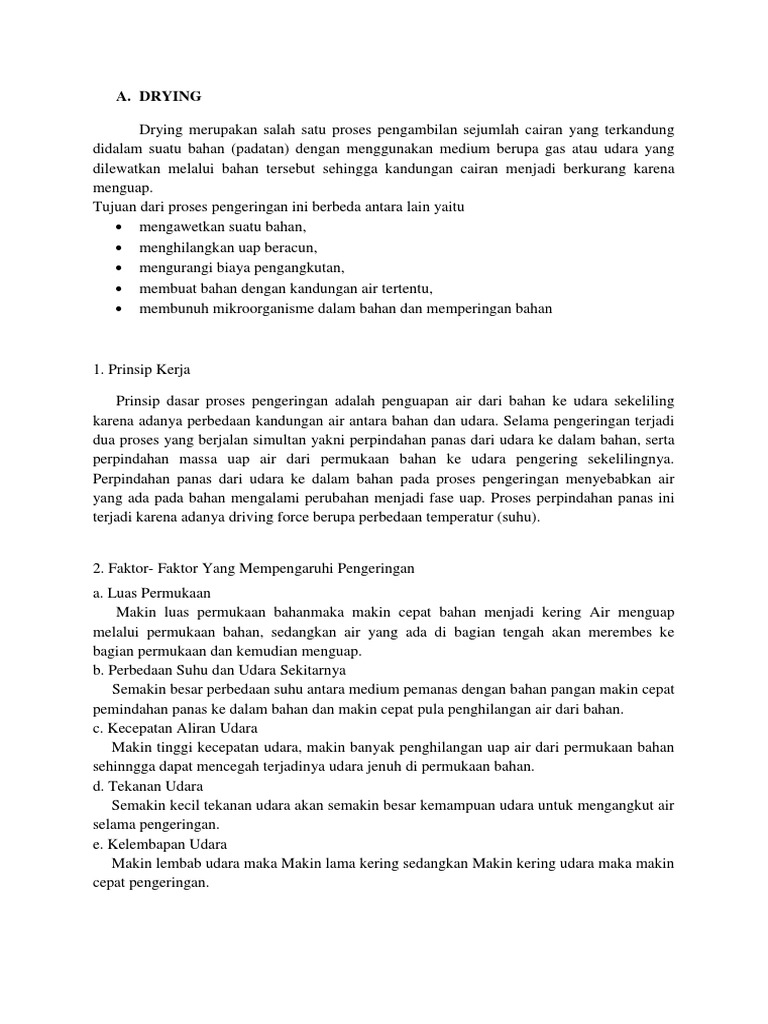 Continue Through Circulation Dryer | PDF