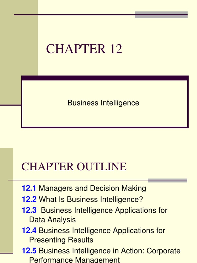 Ref 1 | PDF | Business Intelligence | Decision Support System