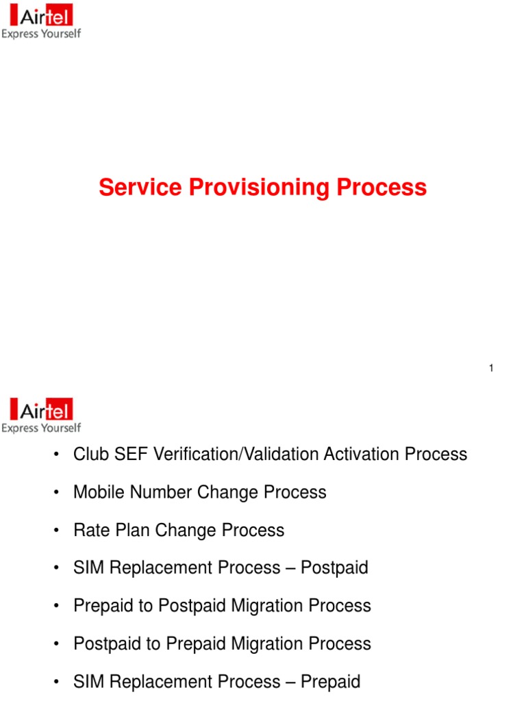 Service Provisioning Process | PDF | Subscriber Identity Module | Roaming