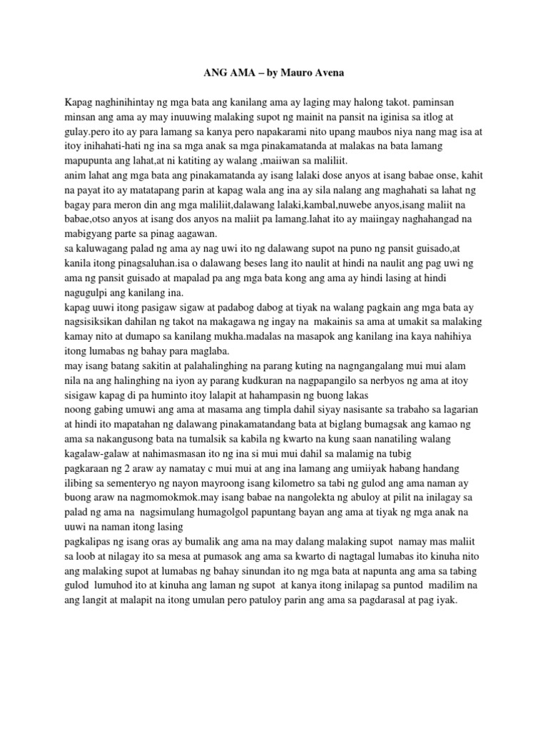 Ang Ama - Mauro Avena