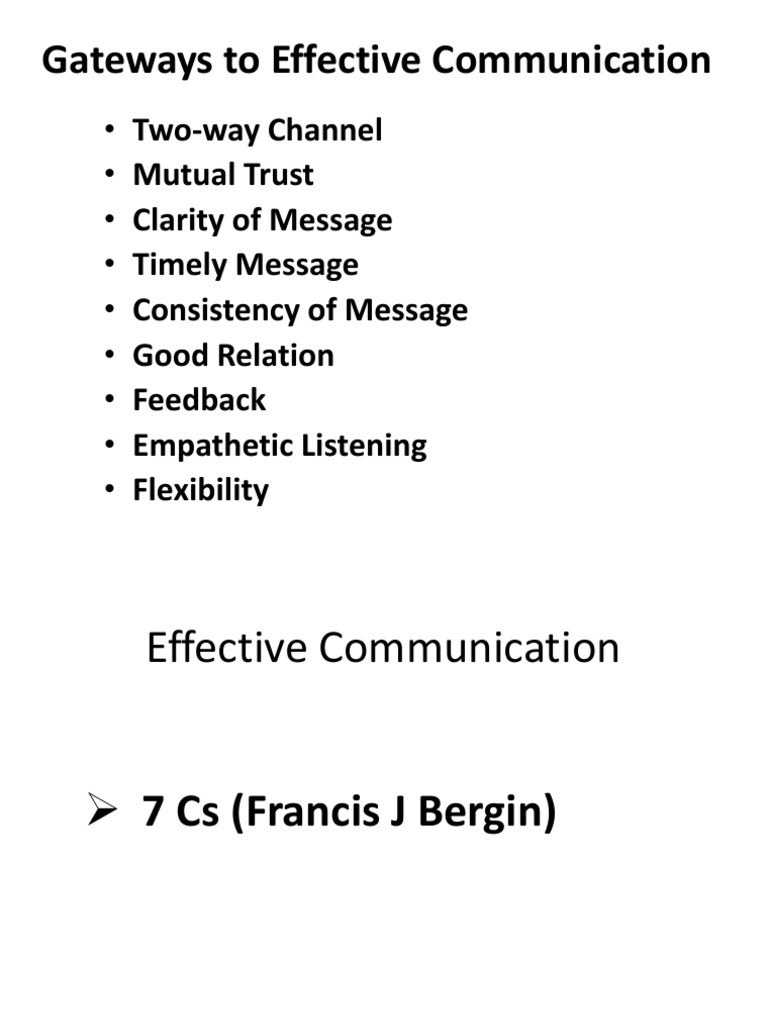 7 Cs of Communication | PDF | Verb | Sentence (Linguistics)