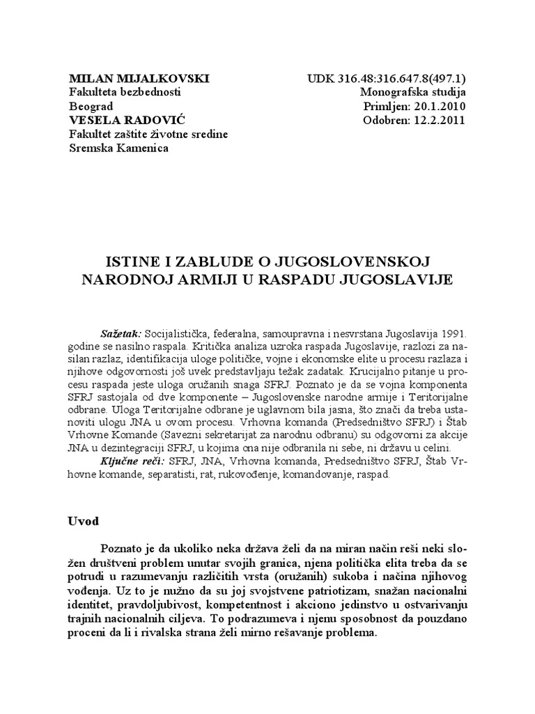 147-Istine I Zablude S Jna PDF | PDF