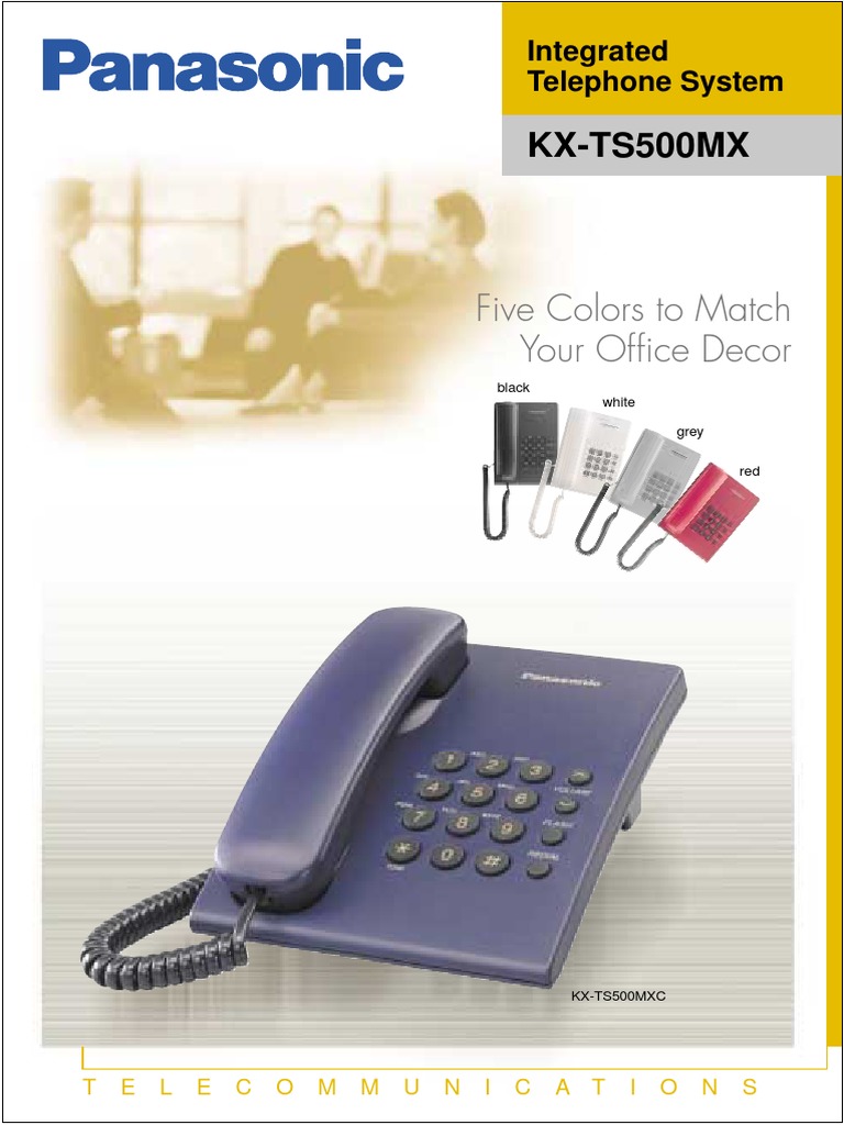 KX TS500 | PDF | Telephone | Manufactured Goods
