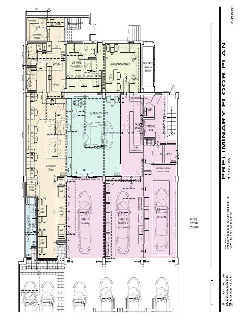 Dip A-101 Floor Plan-11x17 | PDF | Restaurant And Catering