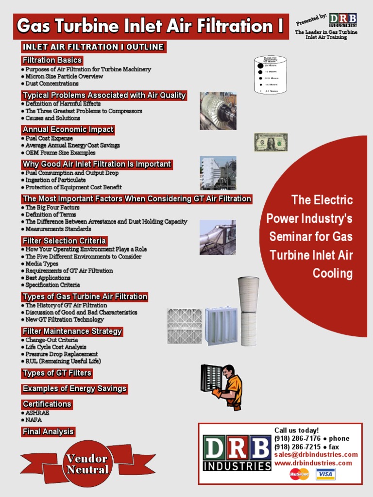 Gas Turbine Air Filtration Guide | PDF | Filtration | Gas Turbine