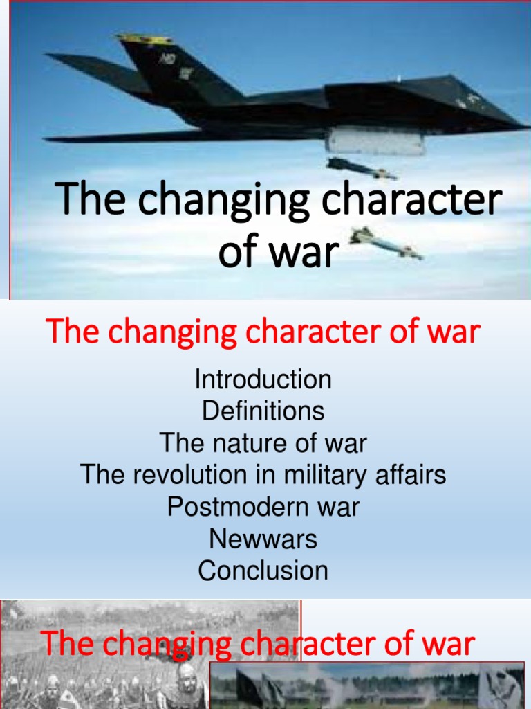 The Changing Character of War | PDF | Military | Human Rights Abuses