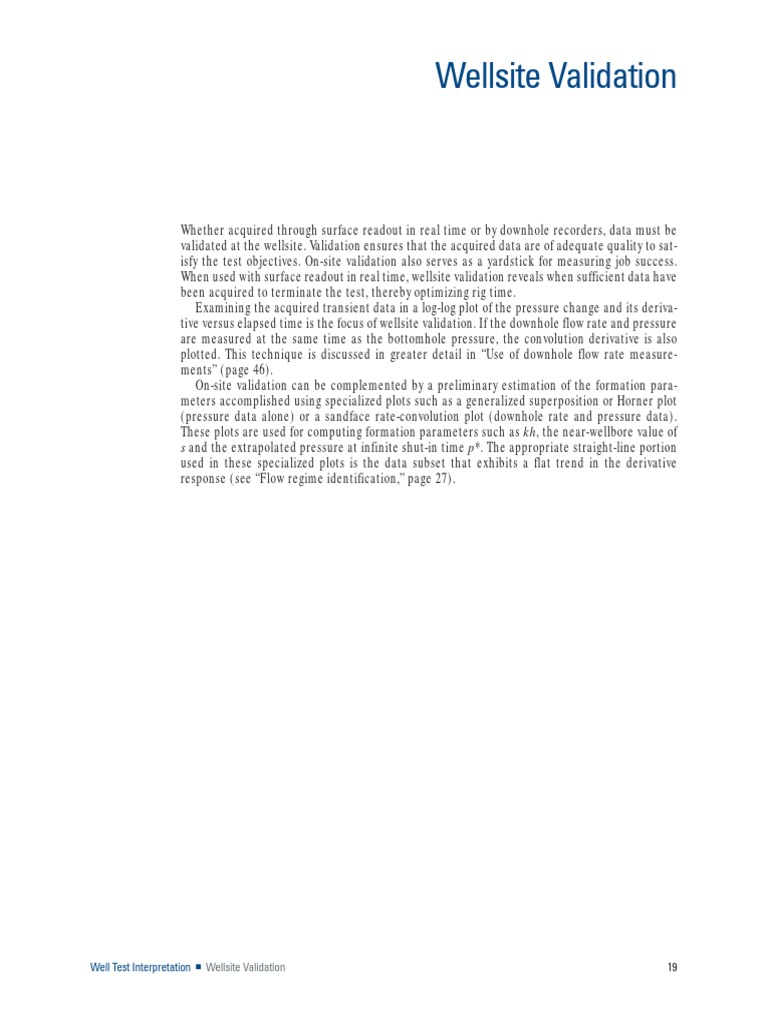 Wellsite Data Validation Techniques | PDF | Pressure | Teaching Mathematics