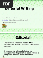 Types of Editorial Writing | PDF | Persuasion | Philosophical Theories