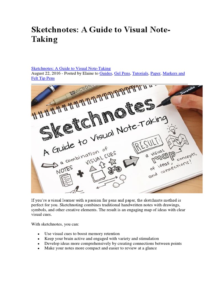 Sketch Notes | PDF | Notebook | Icon (Computing)