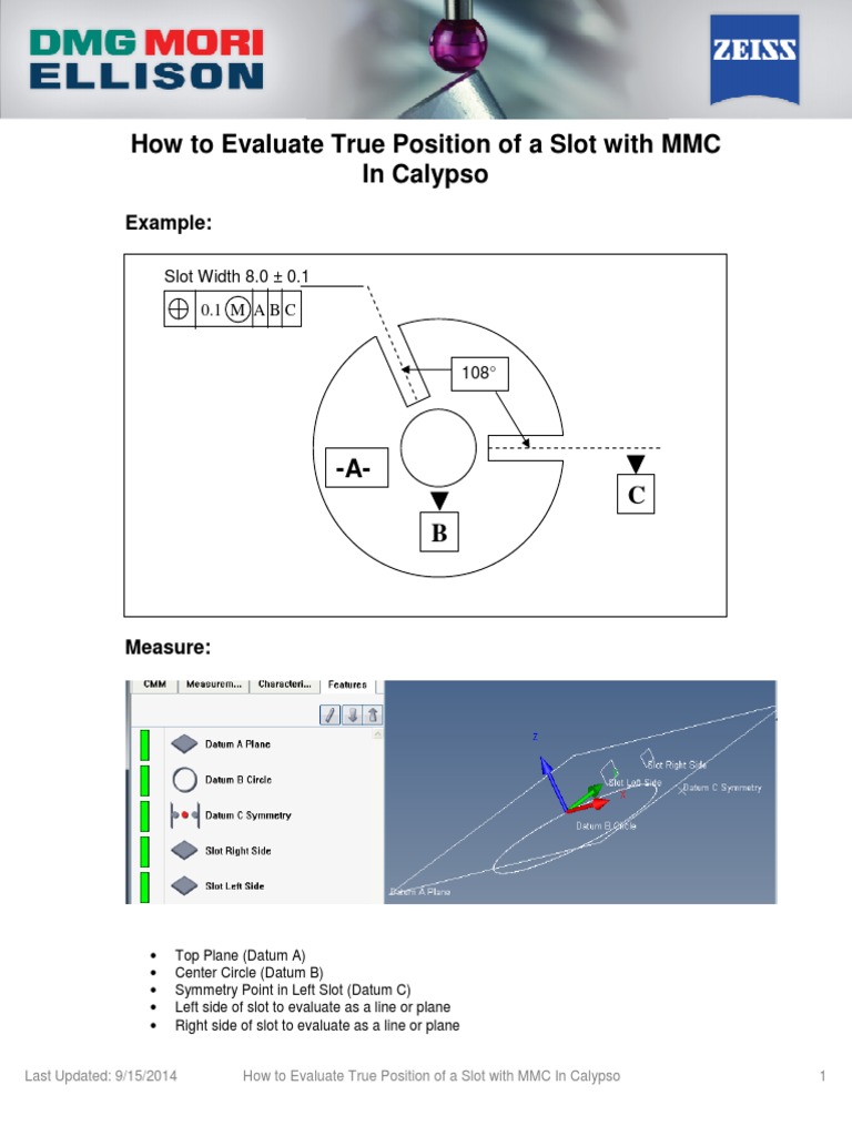 ETSE Zeiss True Position of Slot With MMC 9-15-2014 | Engineering ...
