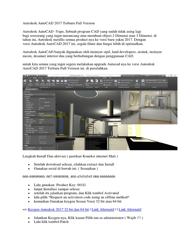 Cara Install Autodesk AutoCAD 2017 Terbaru Full Version | PDF