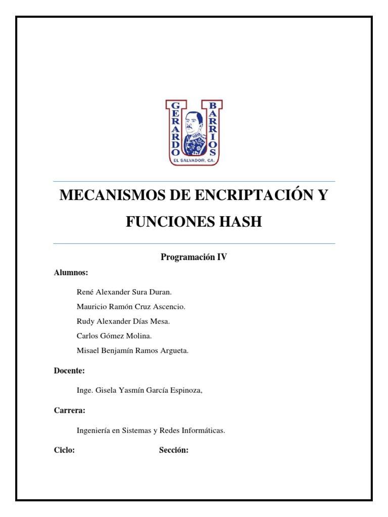 Mecanismos de Encriptacion | PDF | Clave (criptografía) | Criptografía