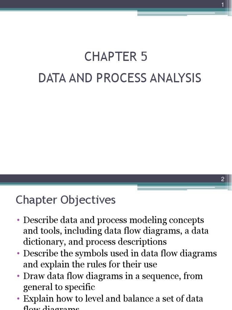 Chapter 05 Data Process Analysis | PDF | Business Process | Systems Theory