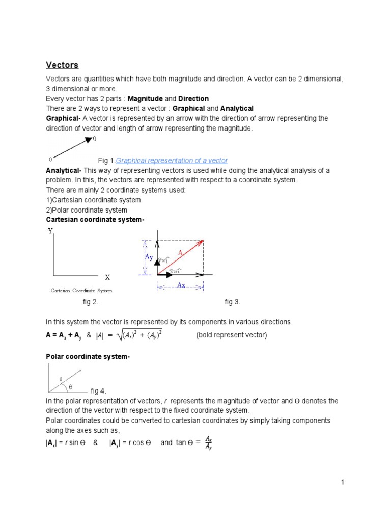 Vectors, Rectilinear and Projectile Motion Tutorial | Download Free PDF | Euclidean Vector ...