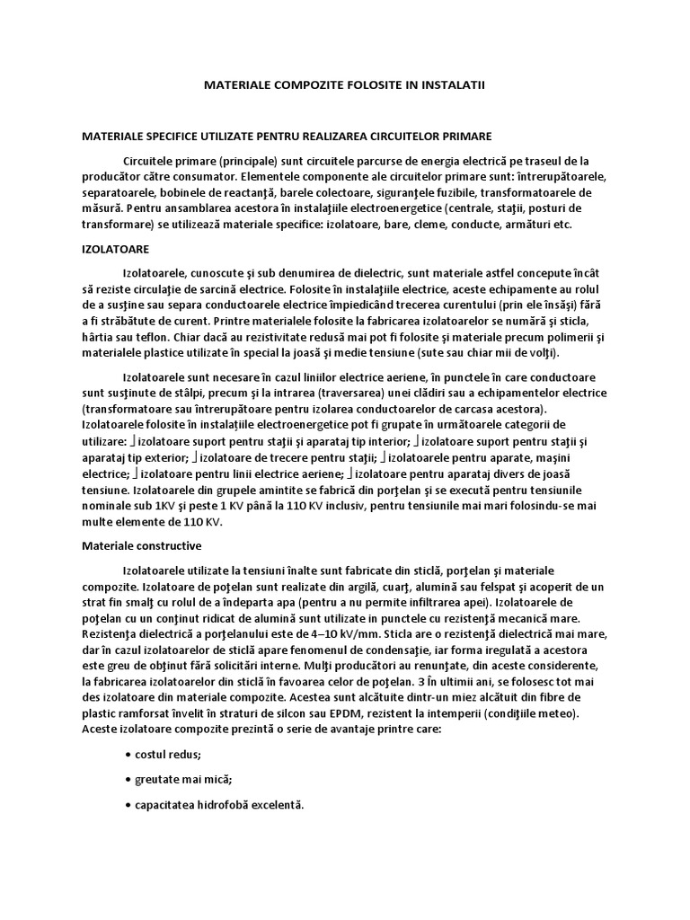 Materiale Compozite | PDF