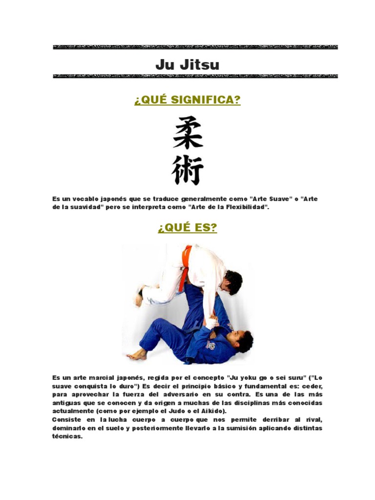 Ju Jitsu | PDF | Bushido | Artes marciales mixtas