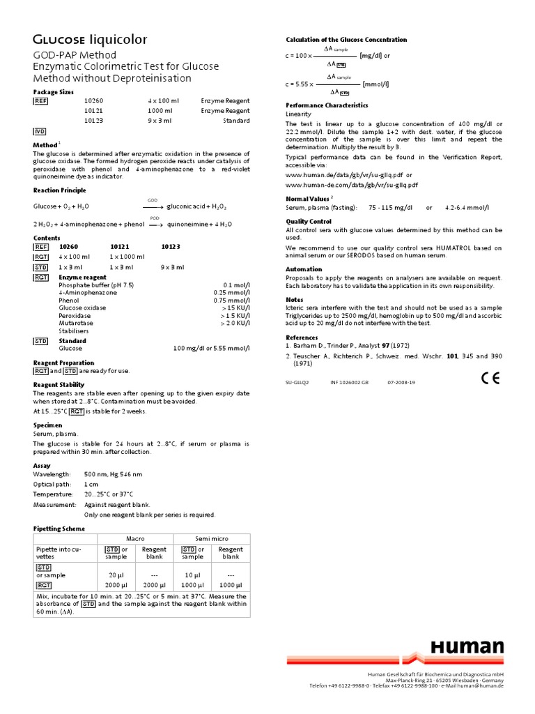 2a. Glukoza, GOD-PAP | Chemical Substances | Physical Sciences | Free ...