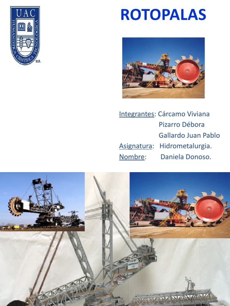 Características y Ventajas de las Rotopalas | PDF | Tren | Transporte