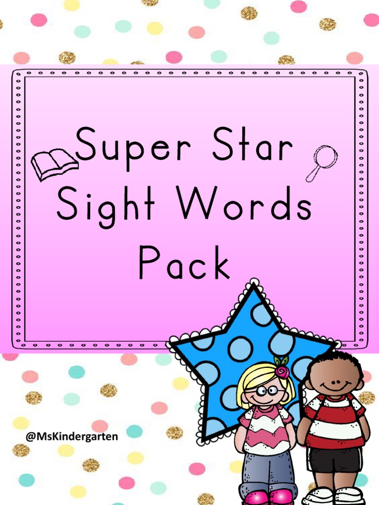 Sight Words Pack | PDF