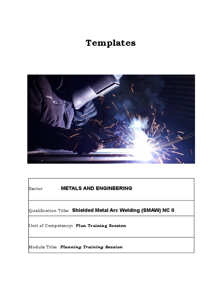 TM Smaw Nc2 Jove - Copy Final | Download Free PDF | Welding | Construction