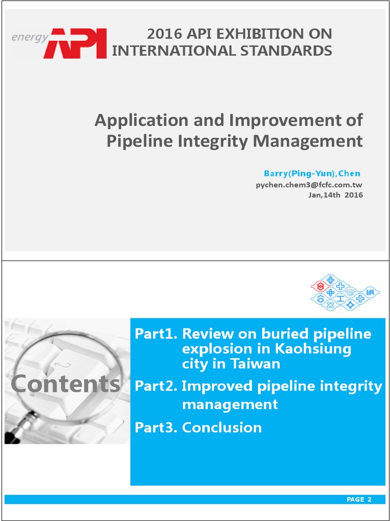 Application and Improvement of Pipeline Integrity Management | PDF ...