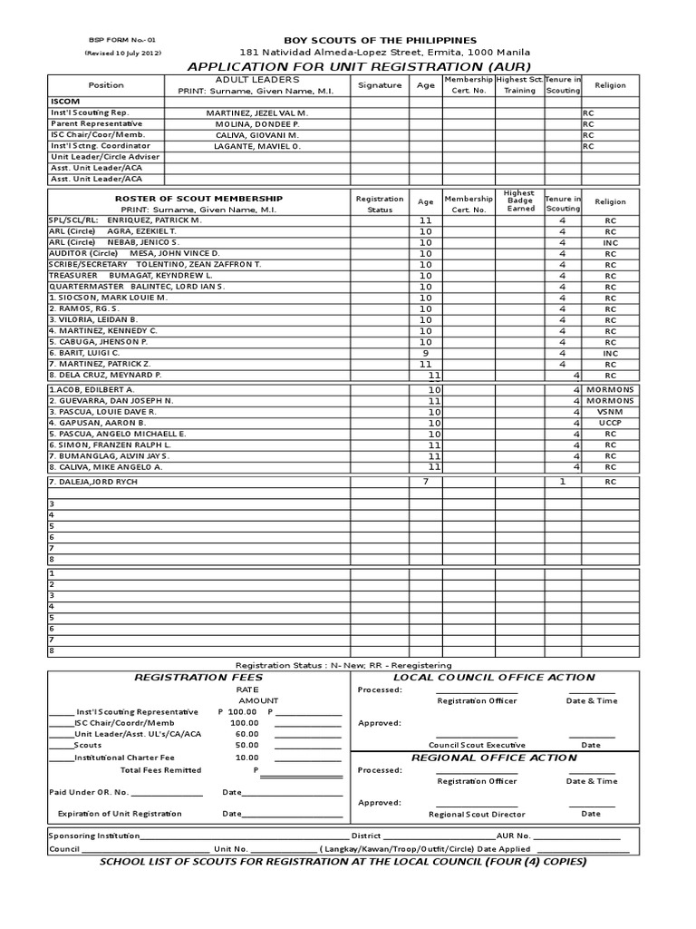 BSP Aur-16 | PDF | Youth Organizations | Outdoor Recreation