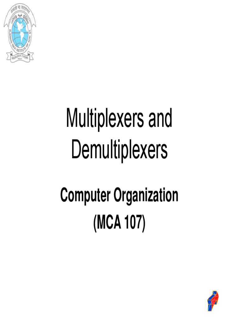 Unit1 1 (Multiplexer, Demultiplexer, Decoder) | PDF | Computer Architecture | Electronic Circuits