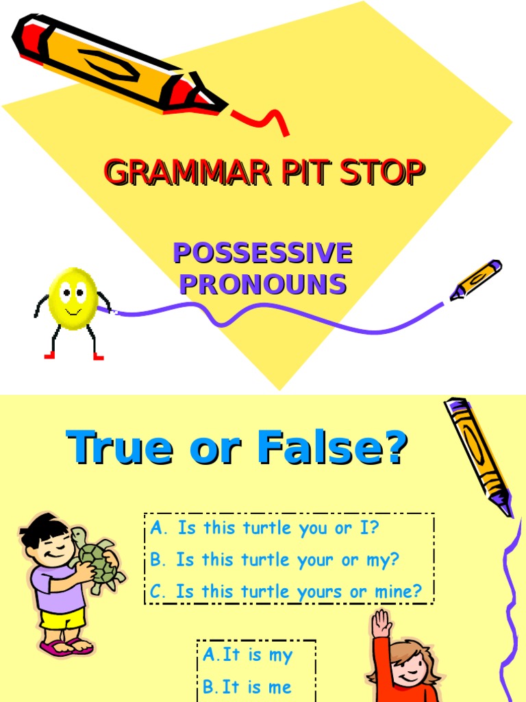 Understanding Possessive Pronouns | PDF
