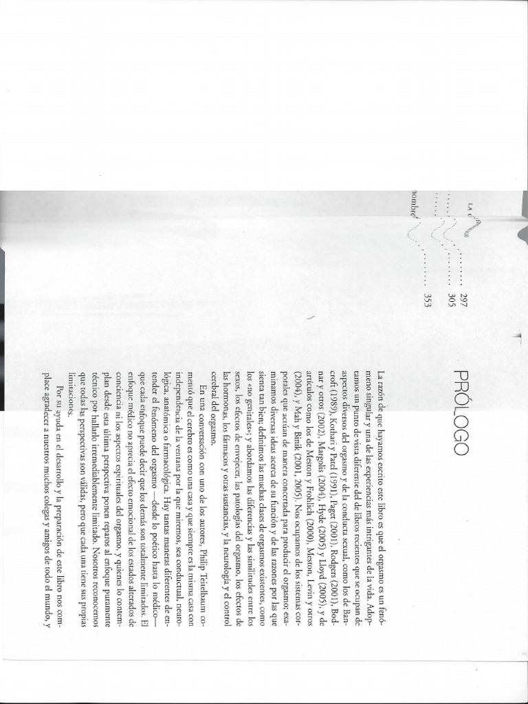 La Ciencia Del Orgasmo Cap 1 Komisaruk, Beyer-Flores y Whipple | PDF