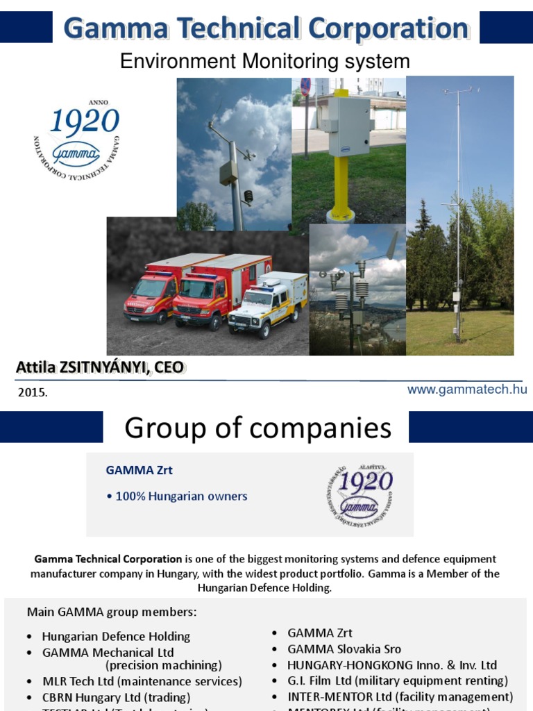 Gamma Monitoring Systems Eng | PDF | Environmental Monitoring | Air ...