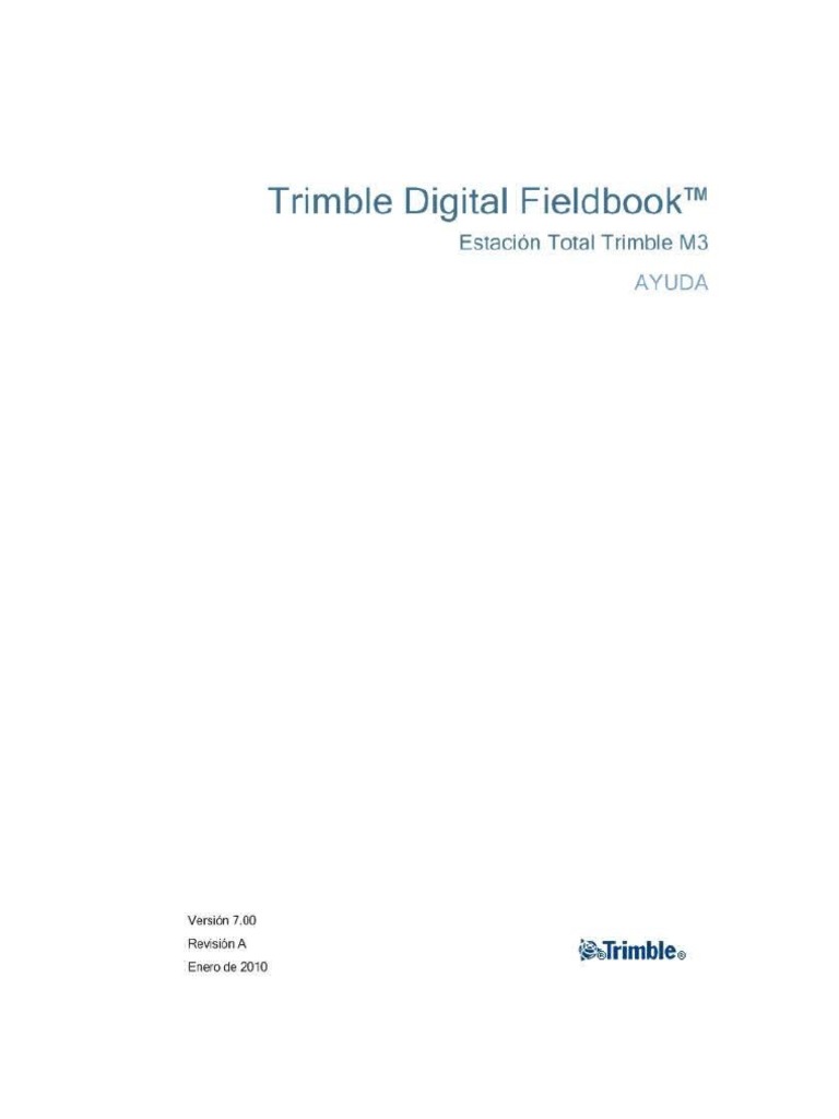 Manual Instrucciones Trimble M3 DR5 | PDF | Archivo de computadora ...