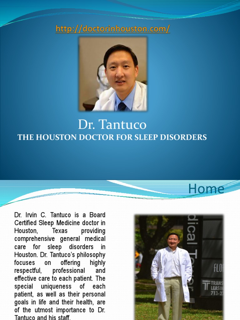 Dr. Irvin Tantuco | PDF | Sleep | Health Care