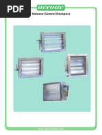 6.0 - Volume Control Damper & Splitter Damper | PDF | Duct (Flow ...
