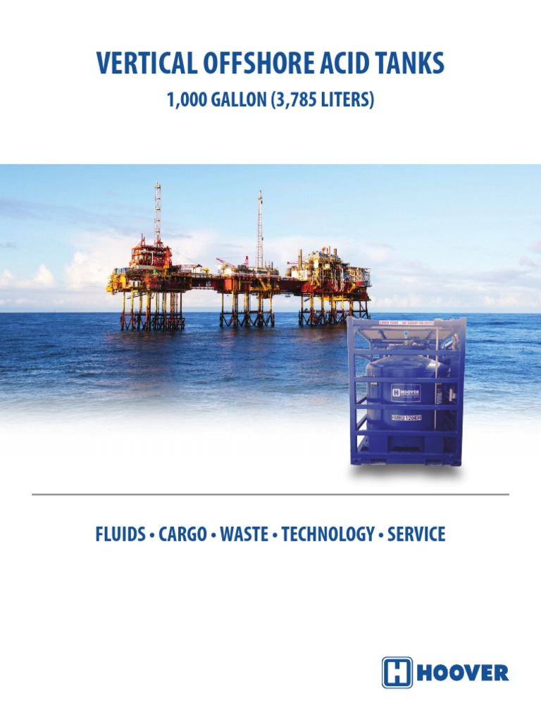 1,000 Gallon Vertical Offshore Acid Tanks: Detailed Specifications and ...