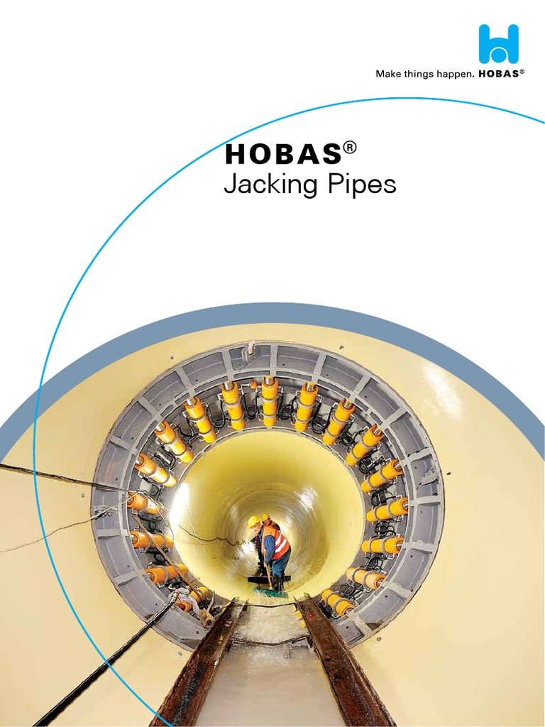 1605 HOBAS Jacking Pipes Web | PDF | Fiberglass | Pipe (Fluid Conveyance)