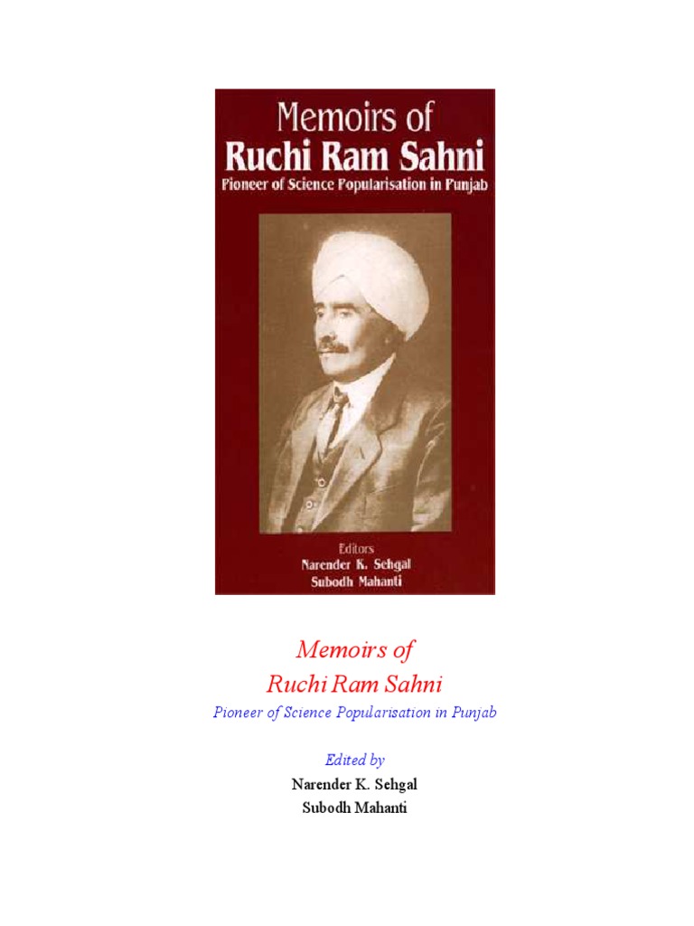 Ruchi Ram | PDF | British Raj | Science
