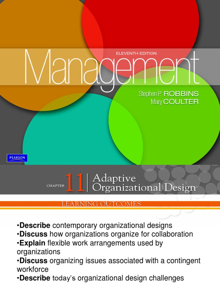 Robbins mgmt11 ppt11 | PDF | Organizational Structure | Accountability