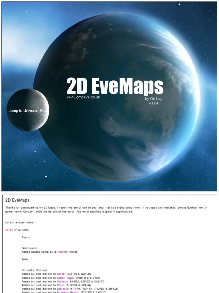 2D Eve Online Maps v3.64 Download | PDF | Nature