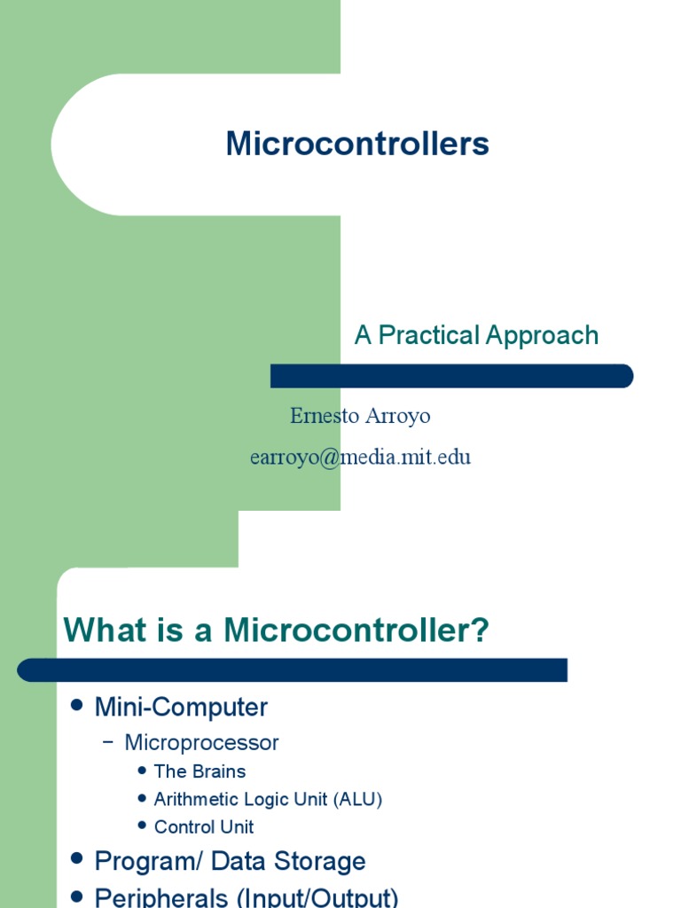 Microcontrollers: A Practical Approach | Download Free PDF | Computing ...
