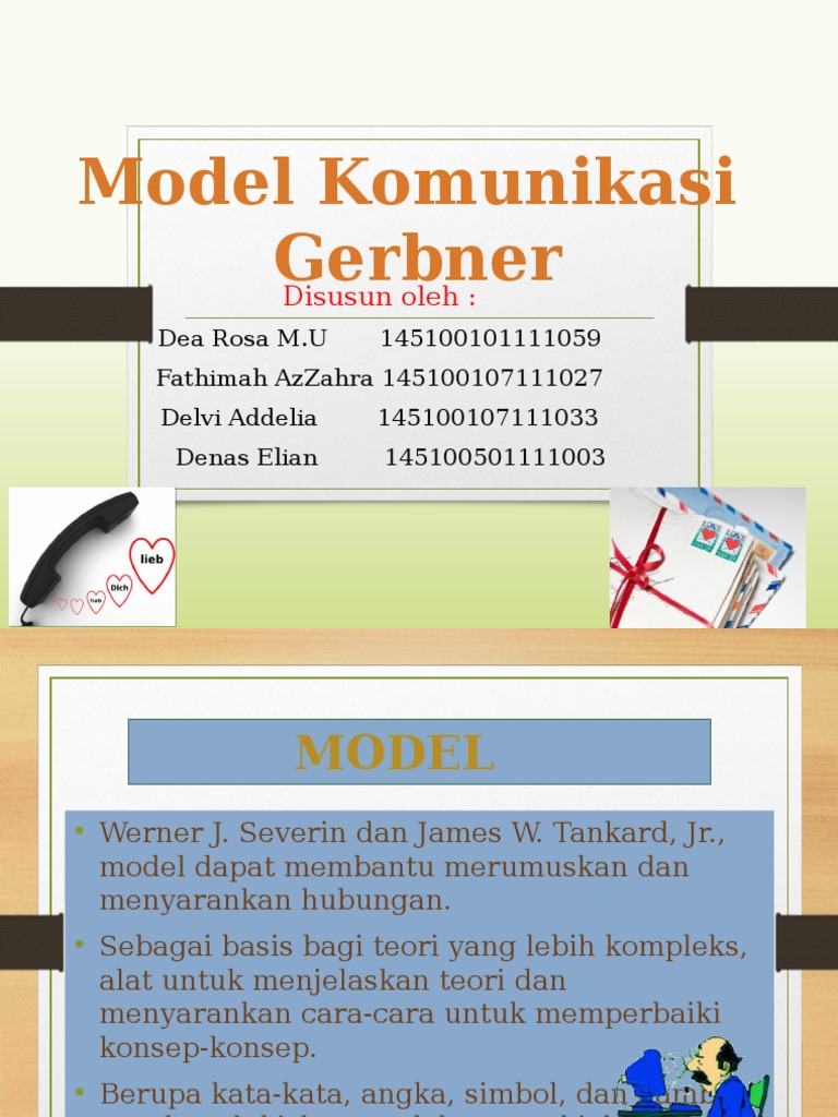 Model Komunikasi Gerbner | PDF