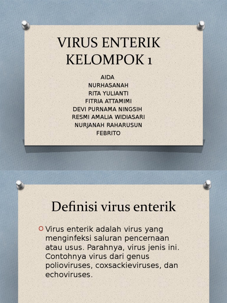 Virus Enterik | PDF | Ilmu Sosial | Kesehatan Holistik