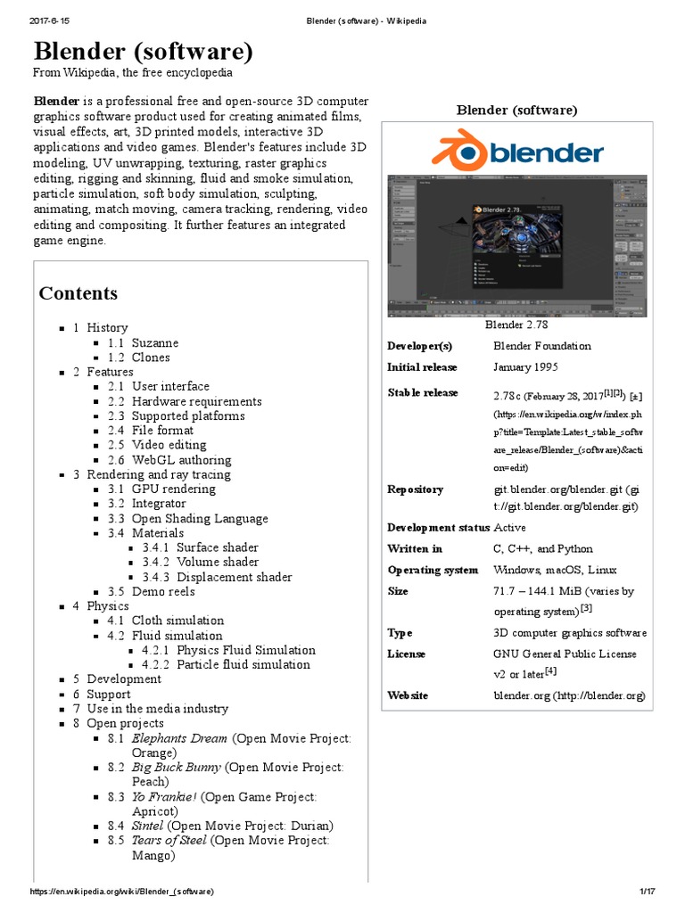 Blender (Software) | PDF | Blender (Software) | Graphics Processing Unit