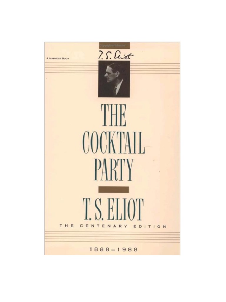 The Cocktail Party PDF | PDF | T. S. Eliot