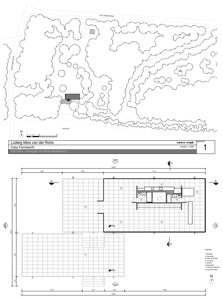 Ludwig Mies Van Der Rohe: Casa Farnsworth | PDF