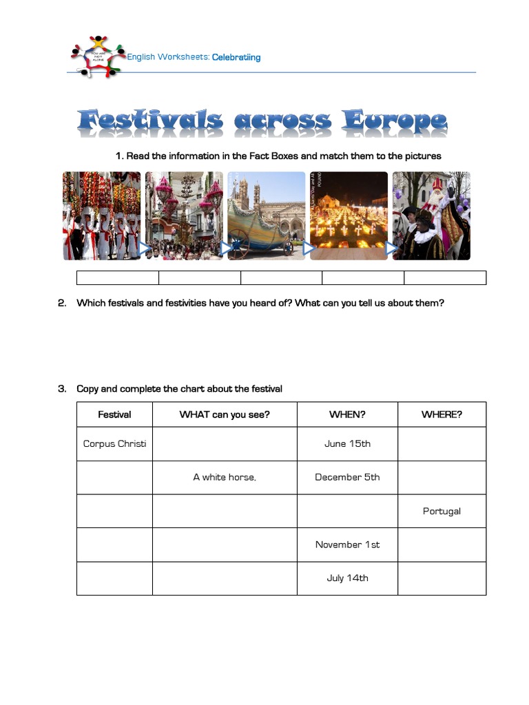 English Worksheets: Celebratiing | PDF | Miguel De Cervantes | Cakes