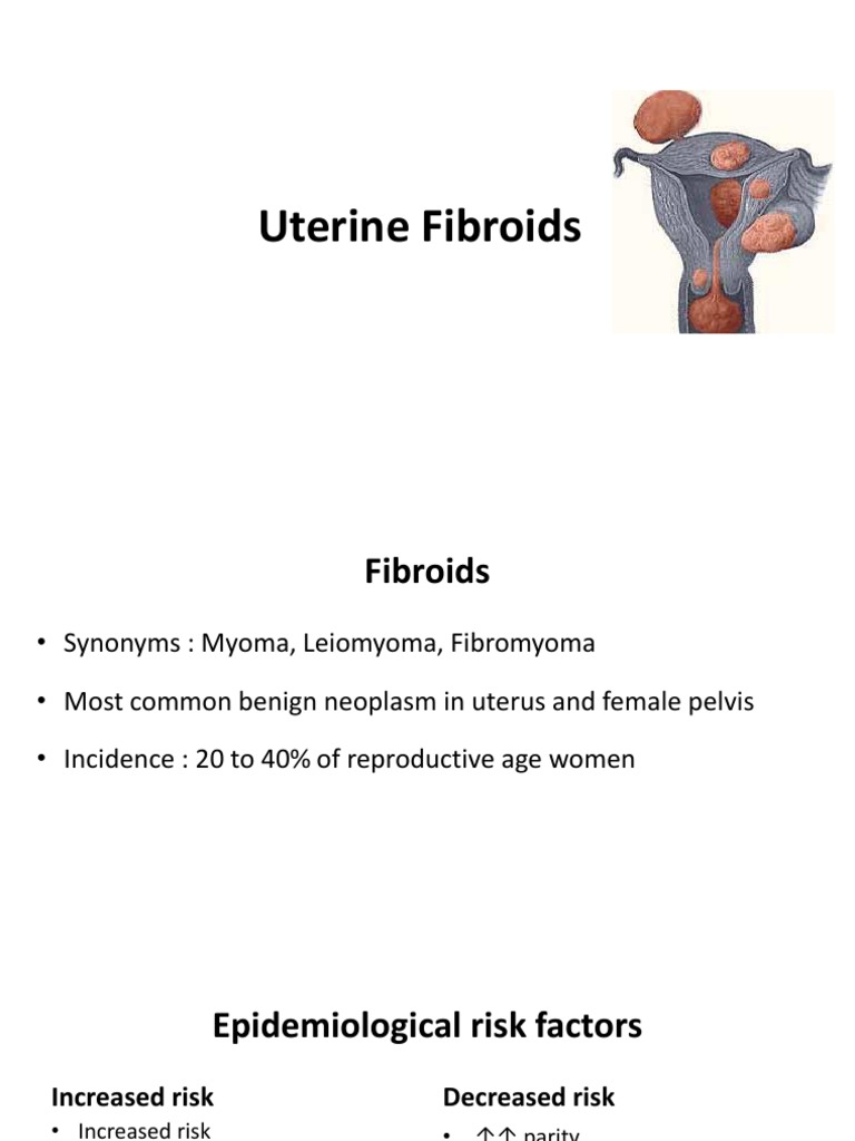 Uterine Fibroids | PDF | Sexual Health | Sexual Anatomy