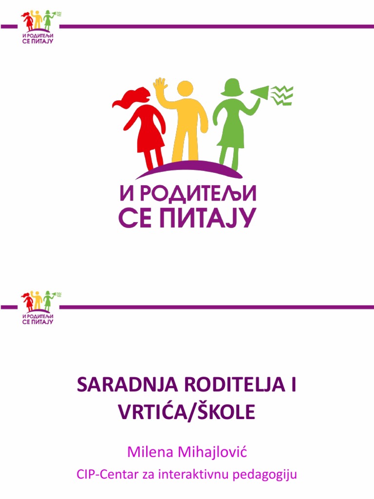 Saradnja Roditelja I Skole | PDF